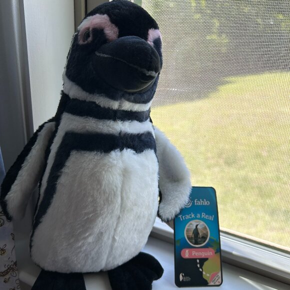 Fahlo | Toys | Fahlo Track A Real Penguin Plush Wildlife Birds Ocean ...